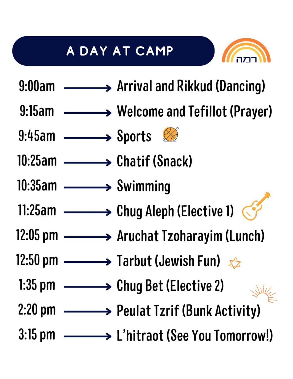 Our Program – Ramah Day Camp LA